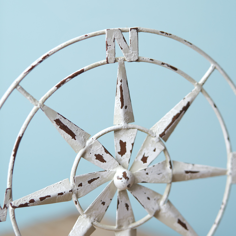 Distressed Tabletop Compass | CTW Home Collection