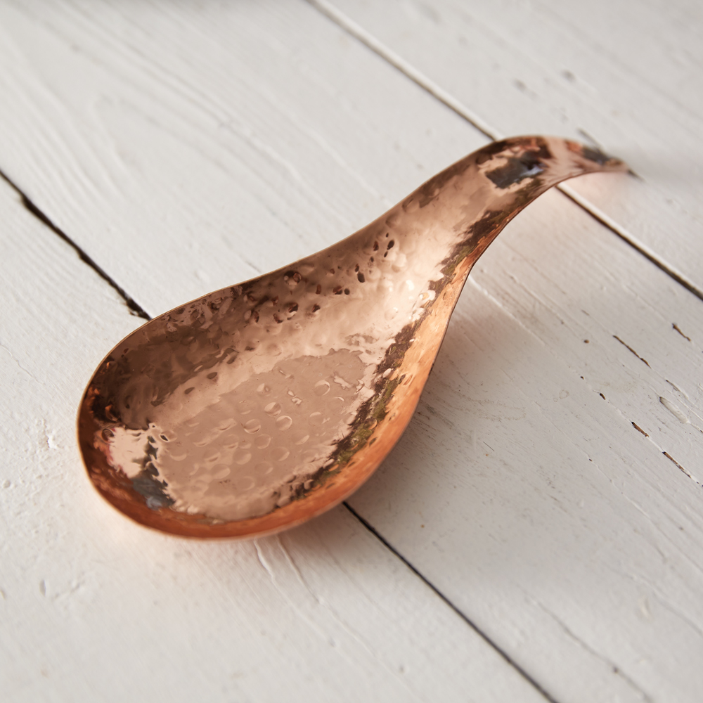 Stamped Copper Spoon Rest | CTW Home Collection
