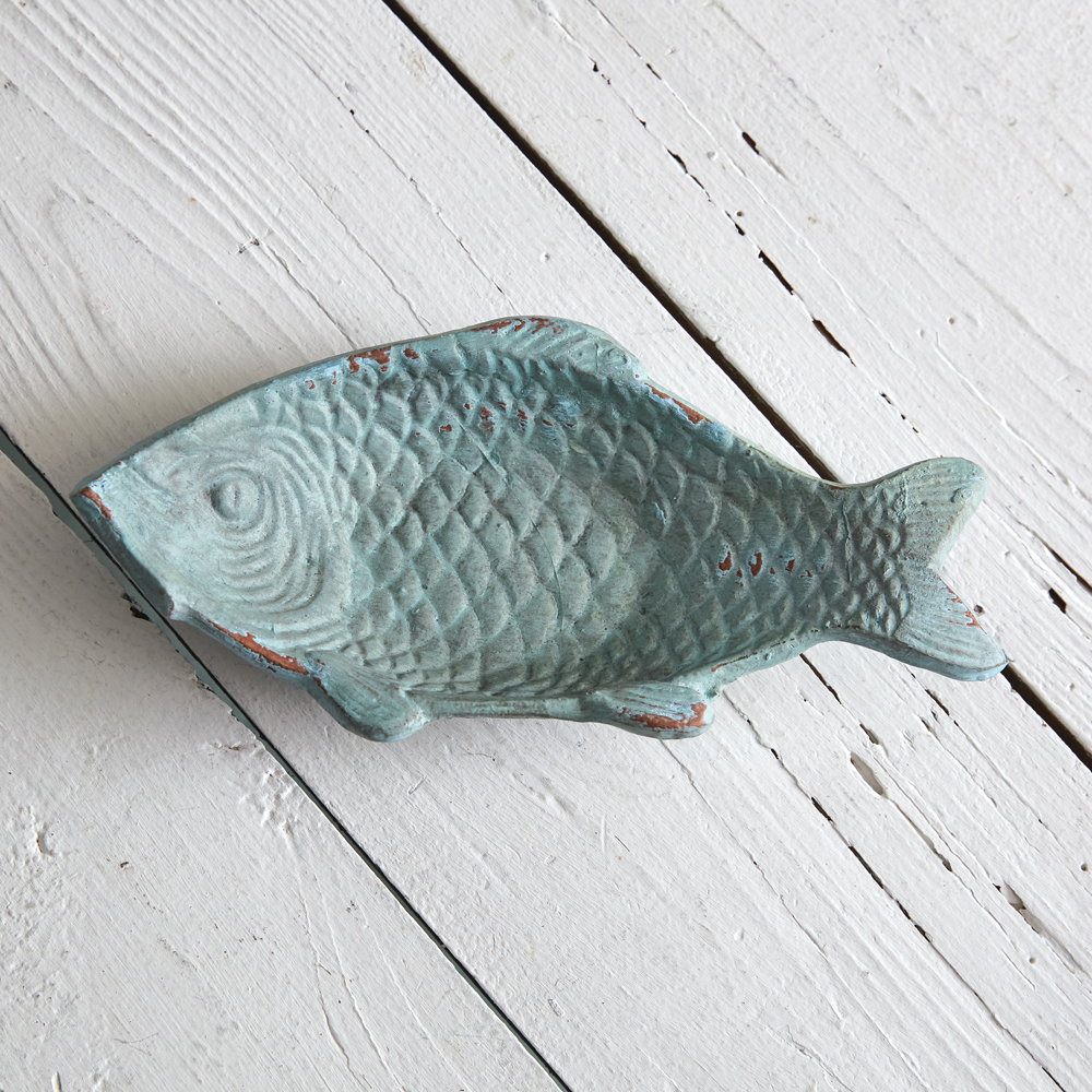Verdigris Fish Trinket Dish | CTW Home Collection