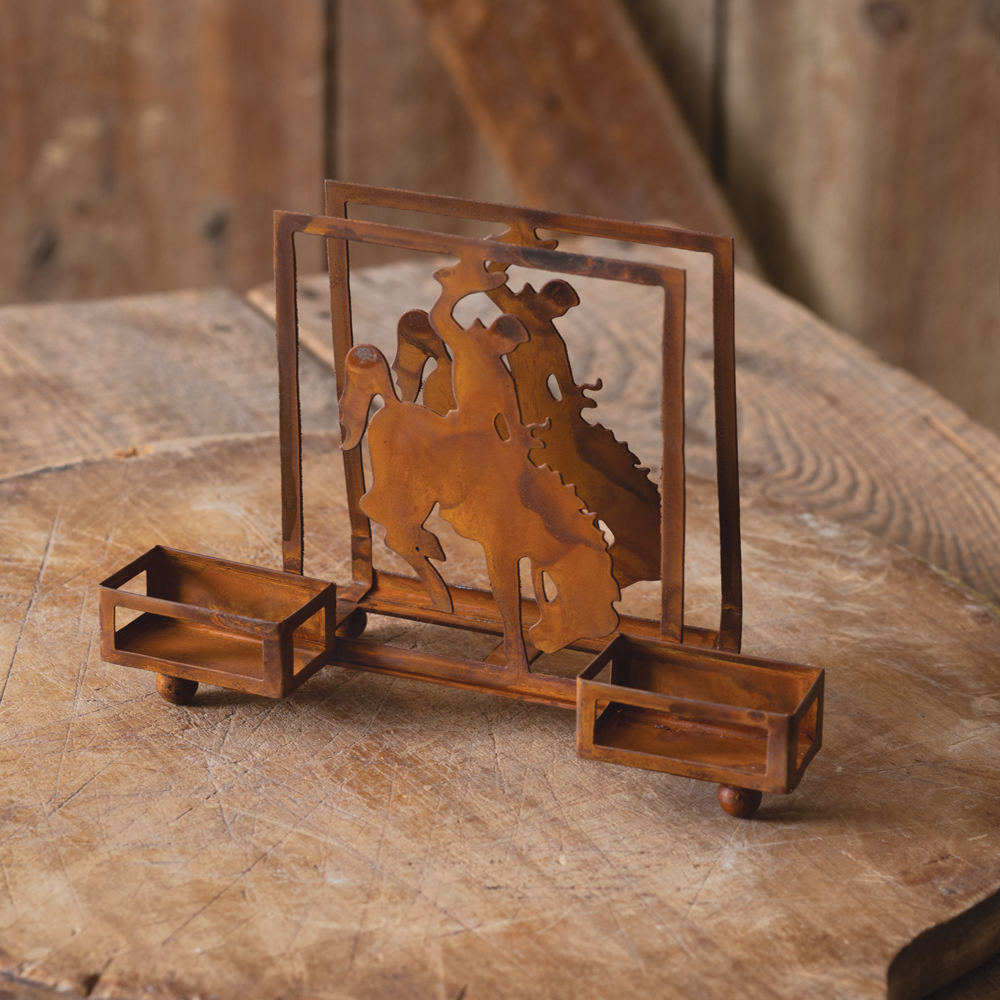 Cowboy Salt Pepper and Napkin Caddy | CTW Home Collection