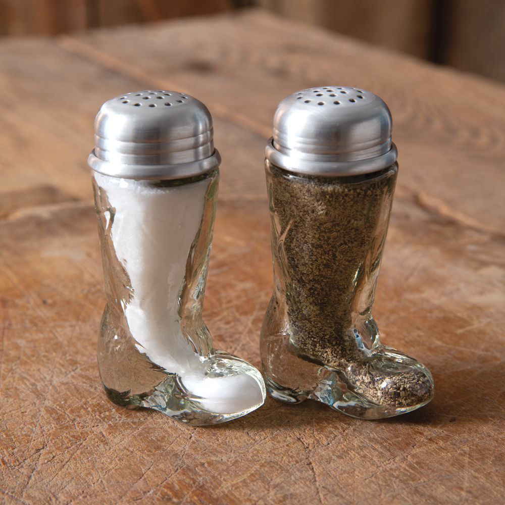 Cowboy Salt Pepper and Napkin Caddy | CTW Home Collection
