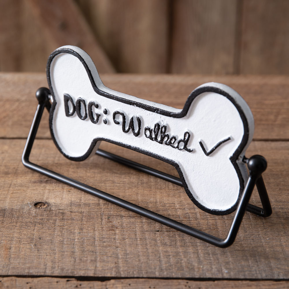 Dog Walk Rotating Tabletop Sign | CTW Home Collection