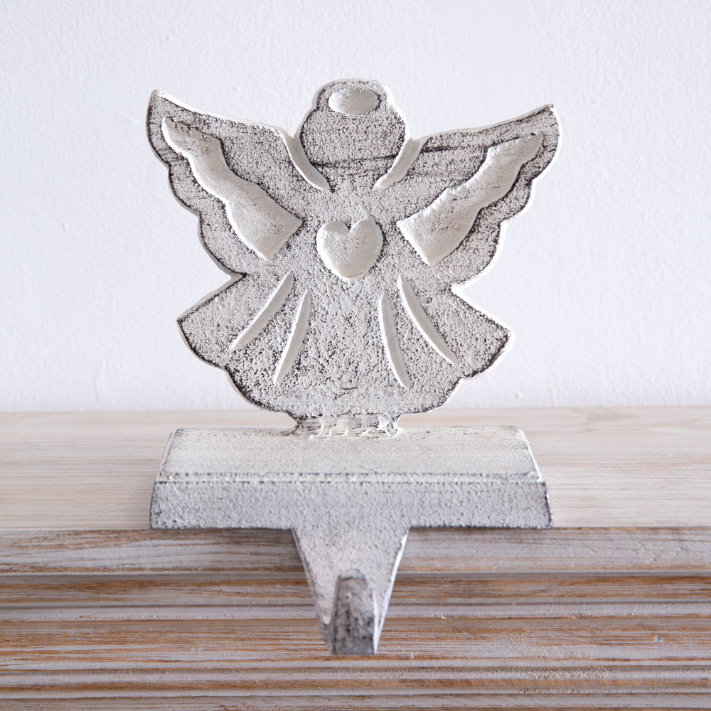 Cast Iron Angel Stocking Holder | CTW Home Collection