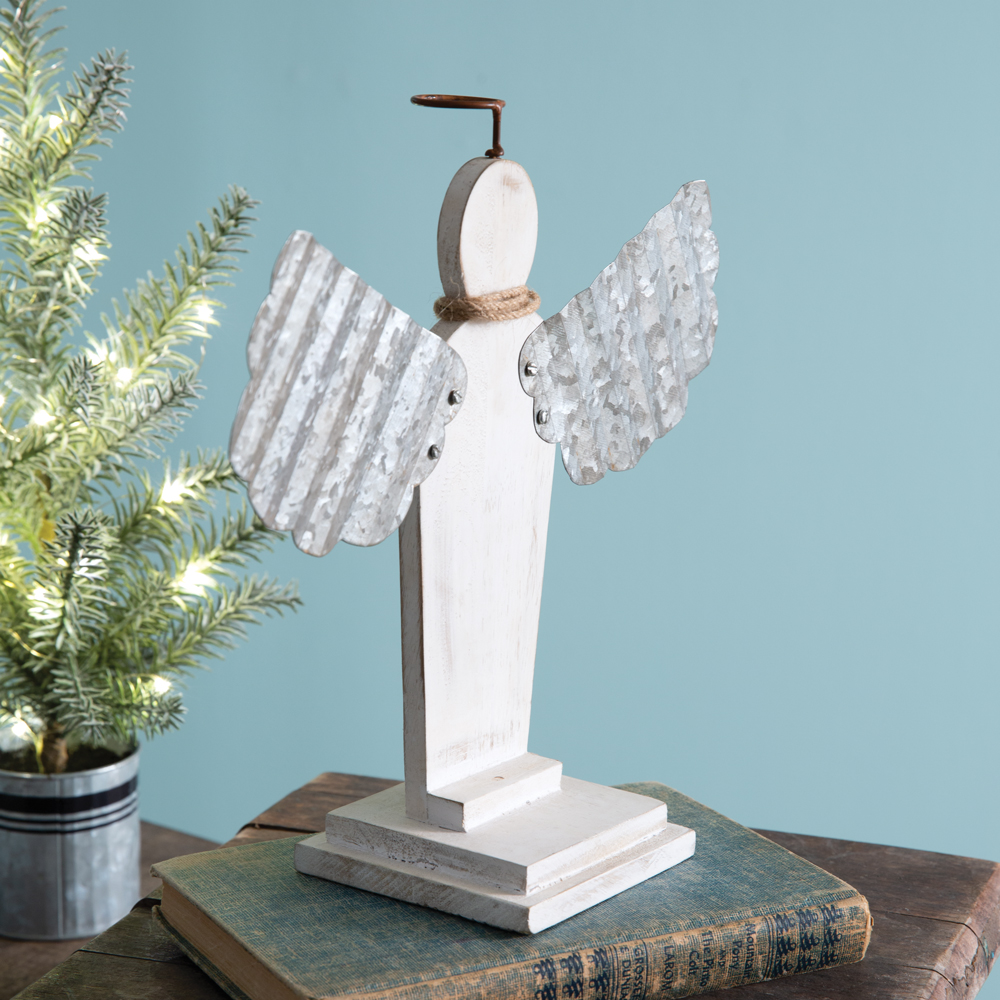 Rustic Tabletop Angel | CTW Home Collection