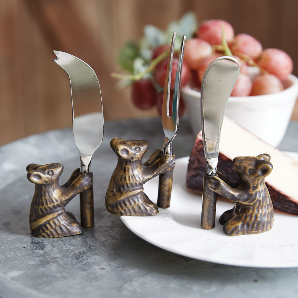 Set of Three Mouse Cheese Serving Set | CTW Home Collection