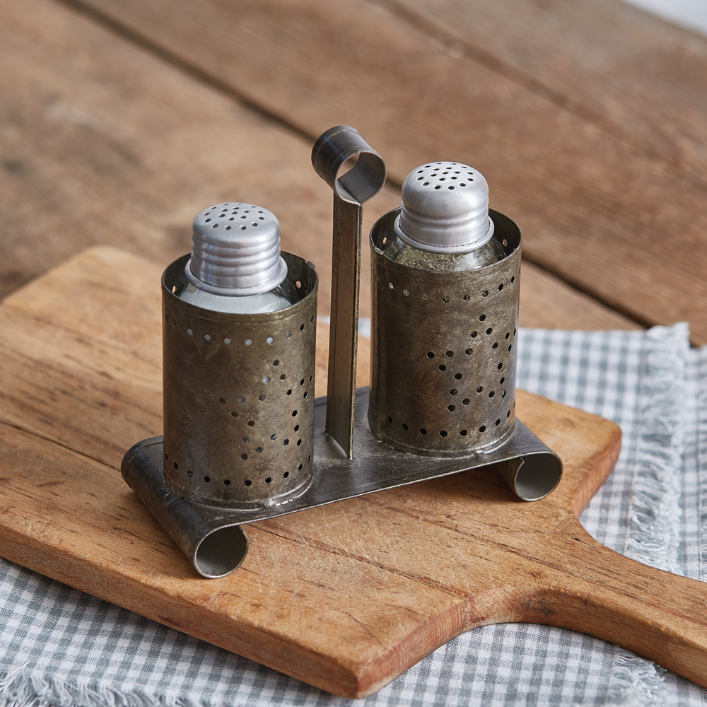 Punched Star Salt and Pepper Caddy | CTW Home Collection