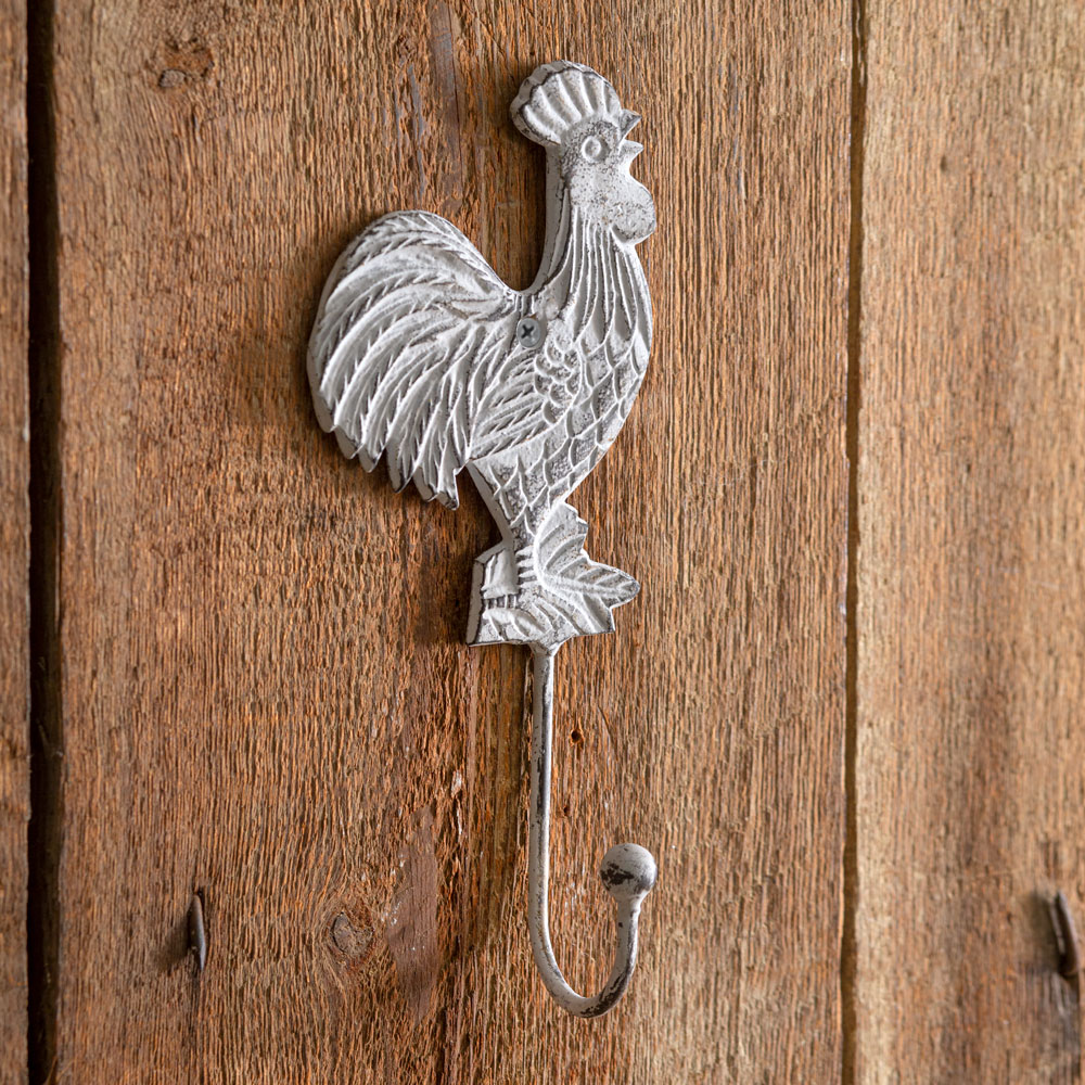 Cast Iron Rooster Wall Hook | CTW Home Collection