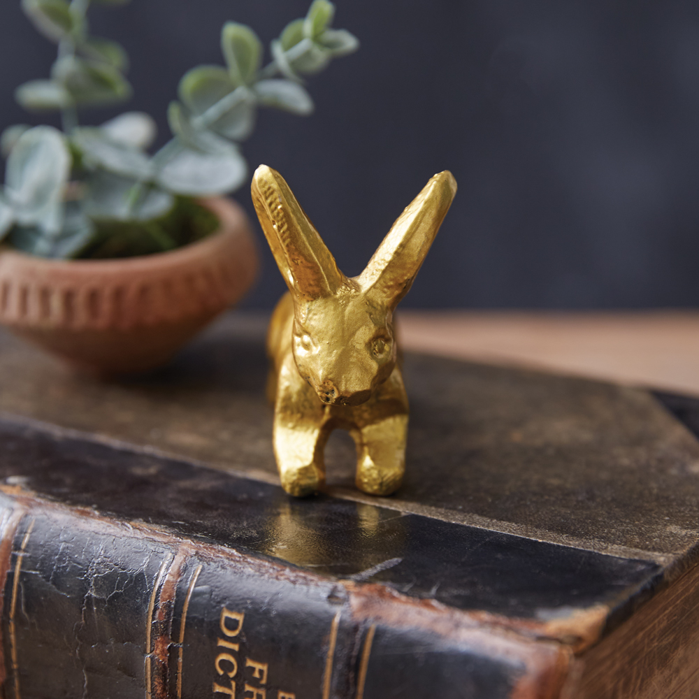 Mini Gold Bunny Figurine | CTW Home Collection