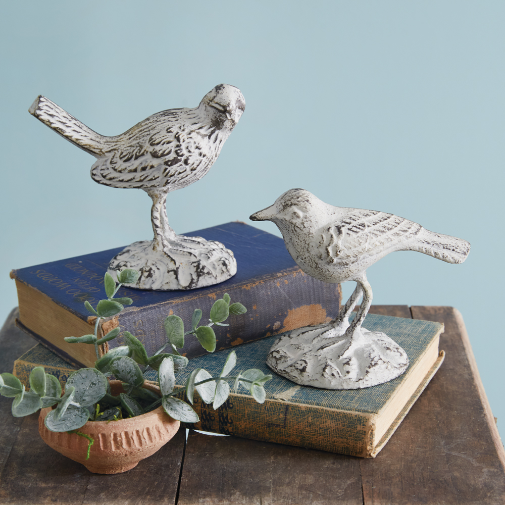 Set of Two Chirping Birds Figurines | CTW Home Collection