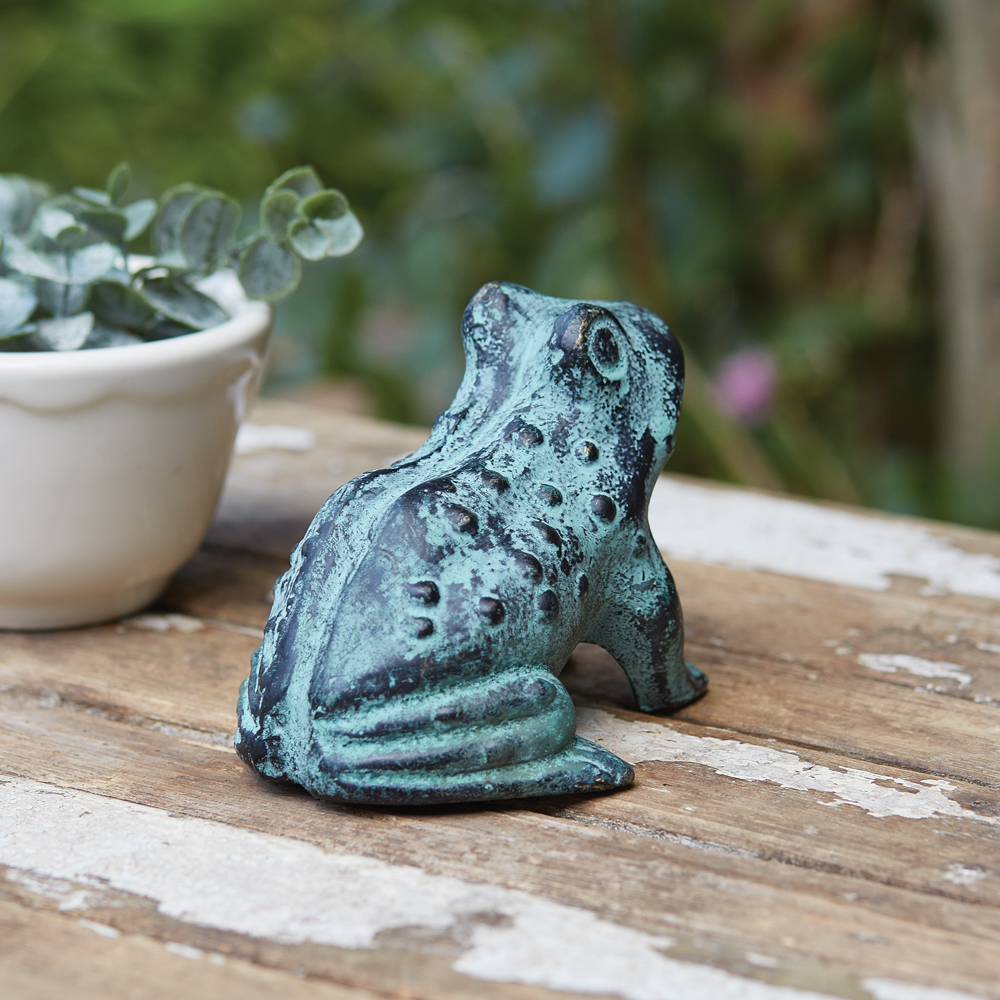 Cast Iron Frog Figurine | CTW Home Collection