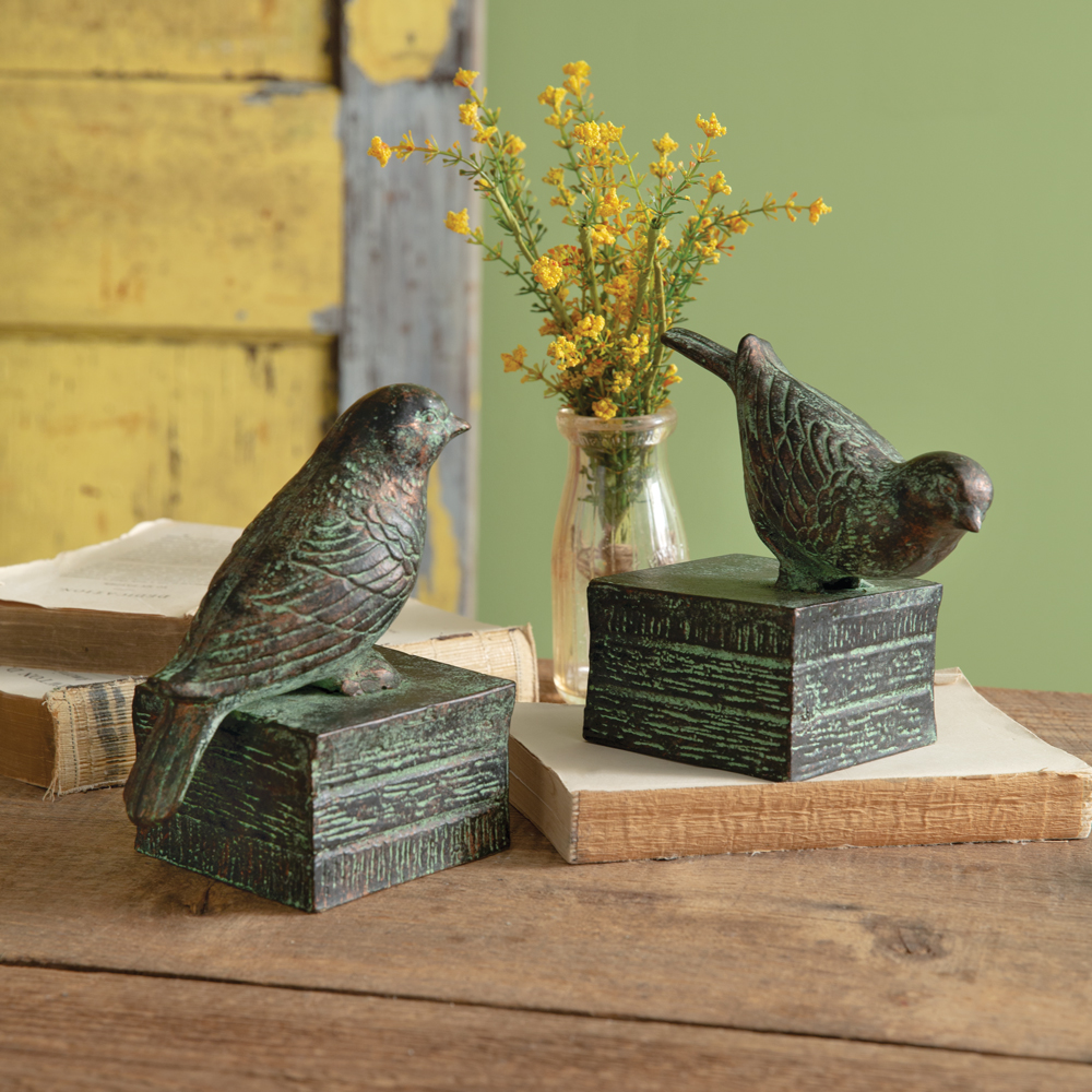 Perched Birds Bookends | CTW Home Collection