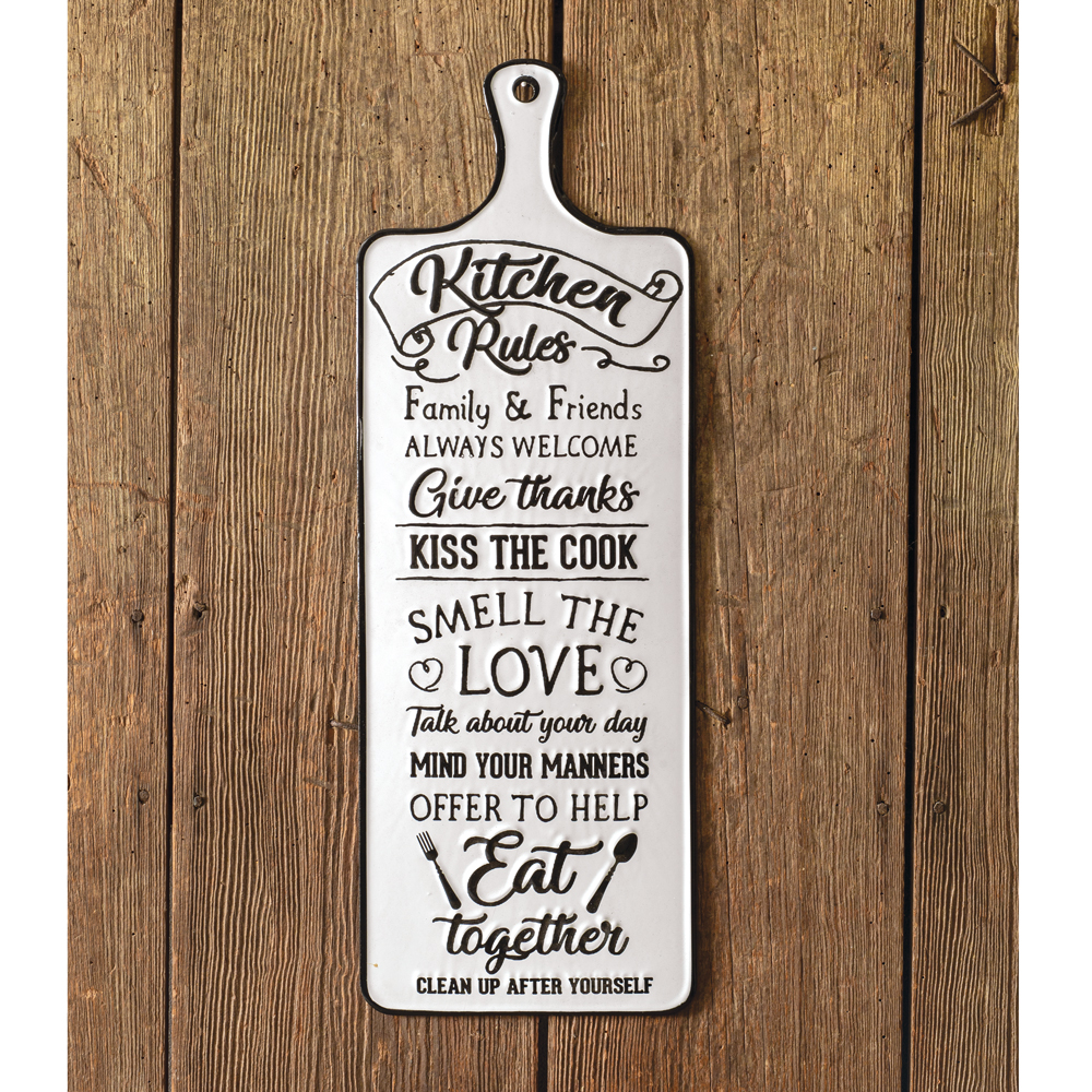 Kitchen Rules Sign | CTW Home Collection