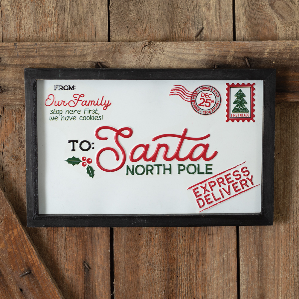 Mail To Santa Wall Sign | CTW Home Collection
