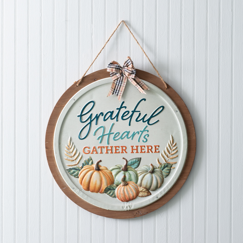 Grateful Hearts Gather Here Sign | CTW Home Collection
