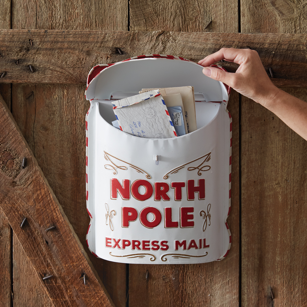 North Pole Express Mail Hanging Mailbox | CTW Home Collection