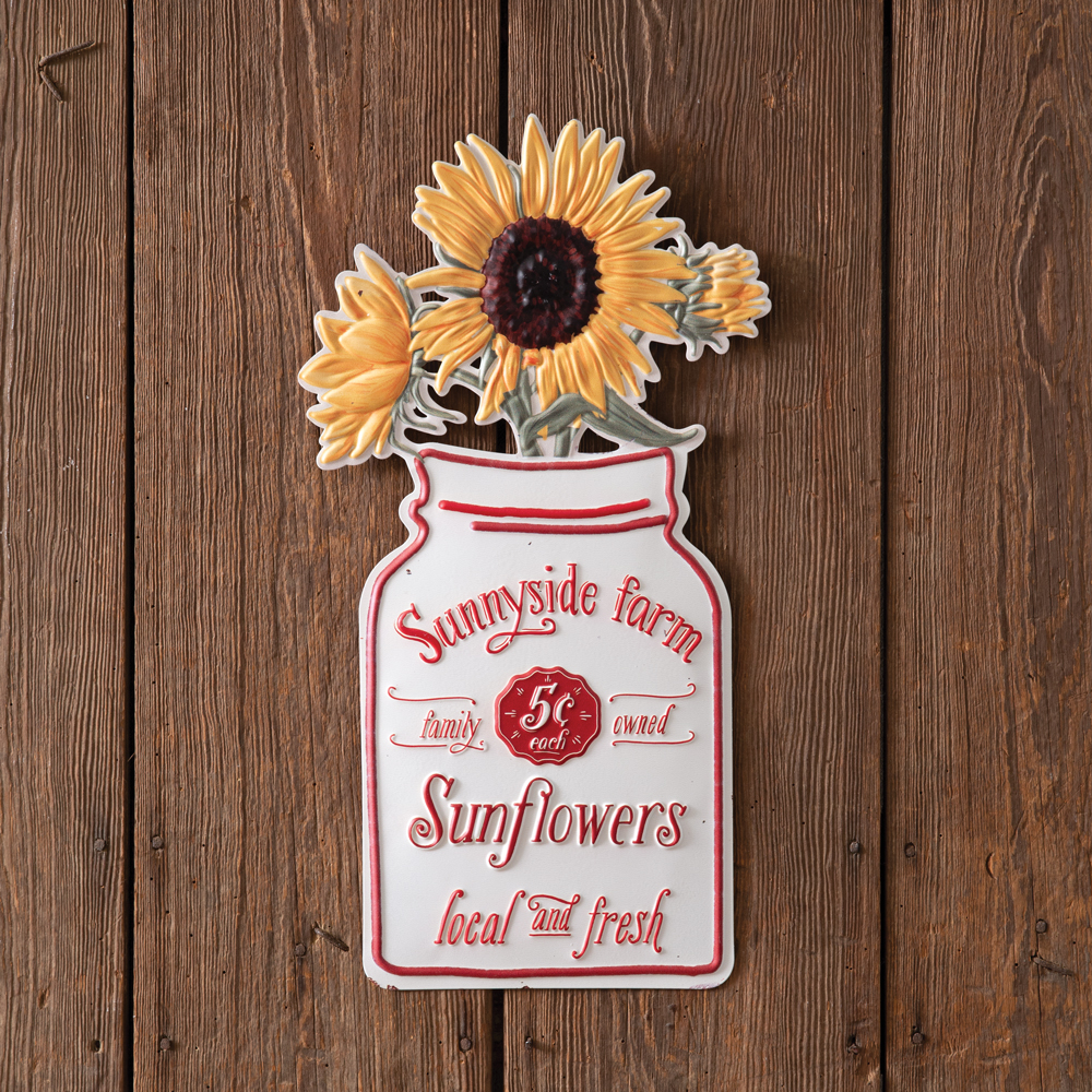 Sunnyside Farm Sunflowers Sign | CTW Home Collection