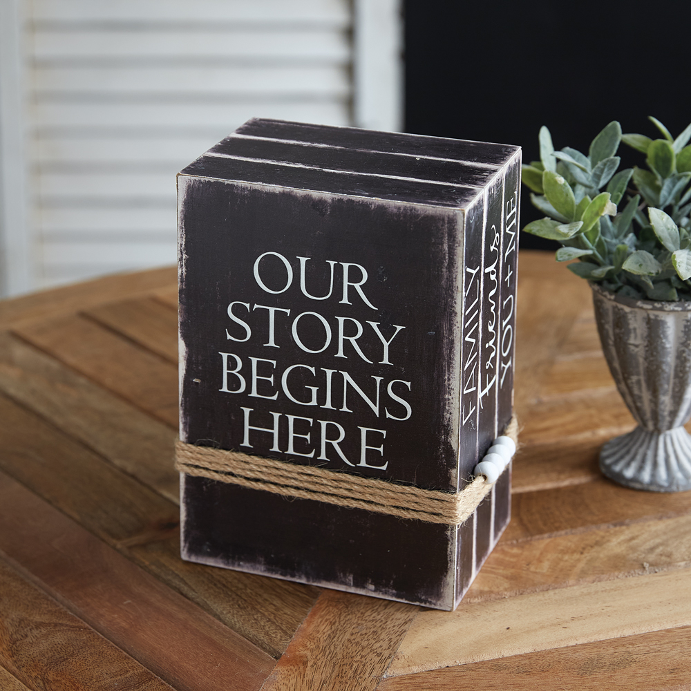 Our Story Decorative Book Stack | CTW Home Collection