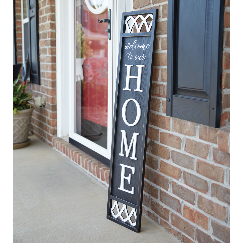 Welcome To Our Home Porch Sign | CTW Home Collection