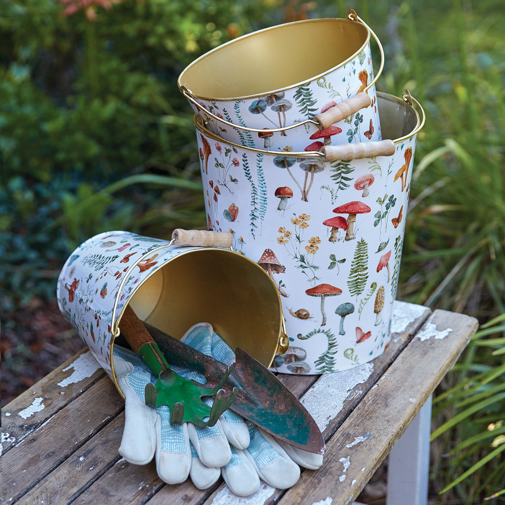 Set of Three Cottage Core Buckets | CTW Home Collection