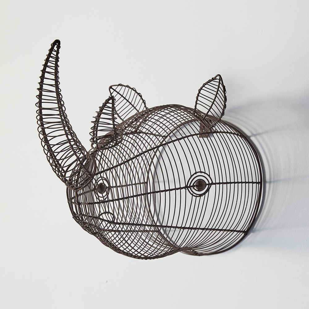 Wire Rhino Wall Mount Head | CTW Home Collection