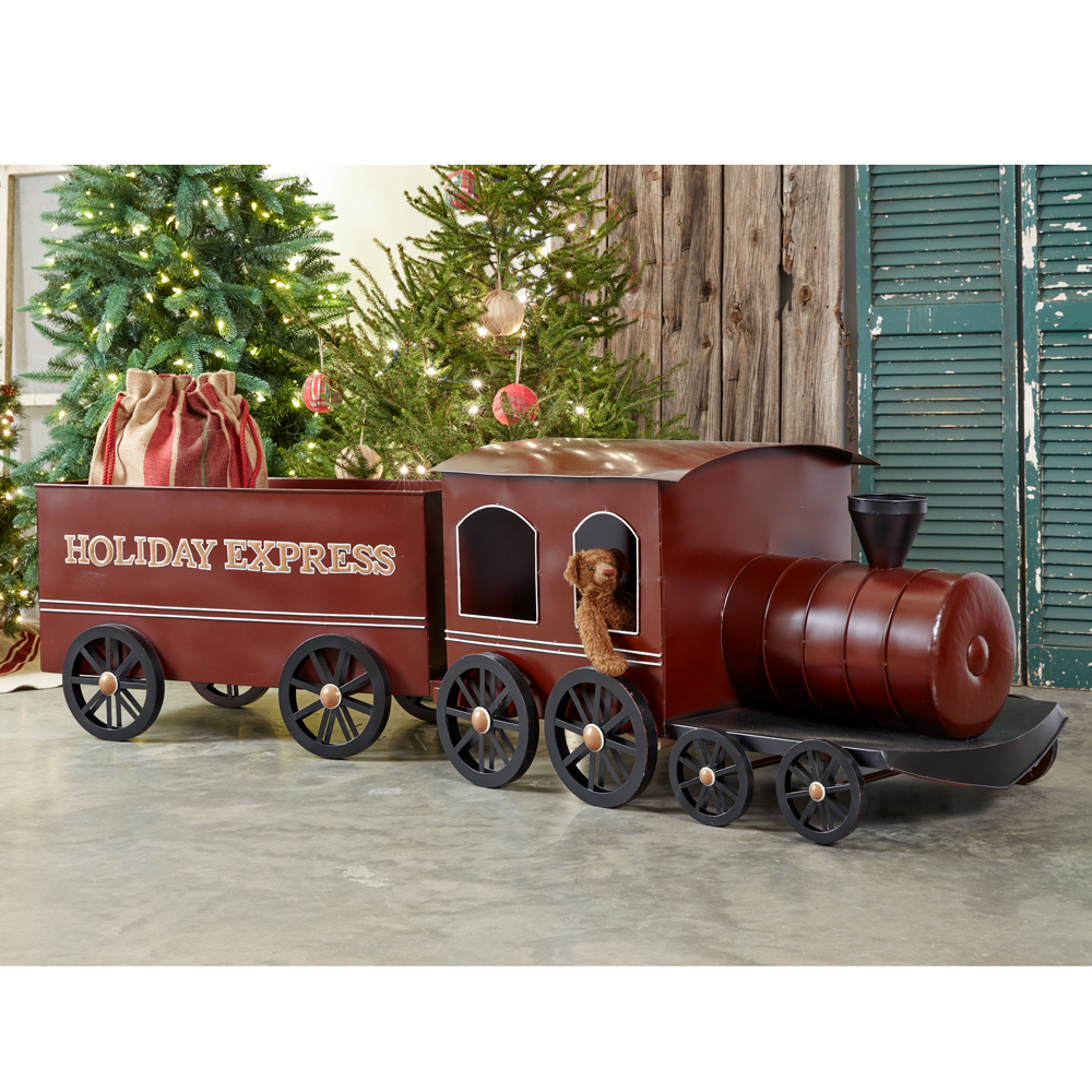 Extra Large Christmas Train with Caboose | CTW Home Collection