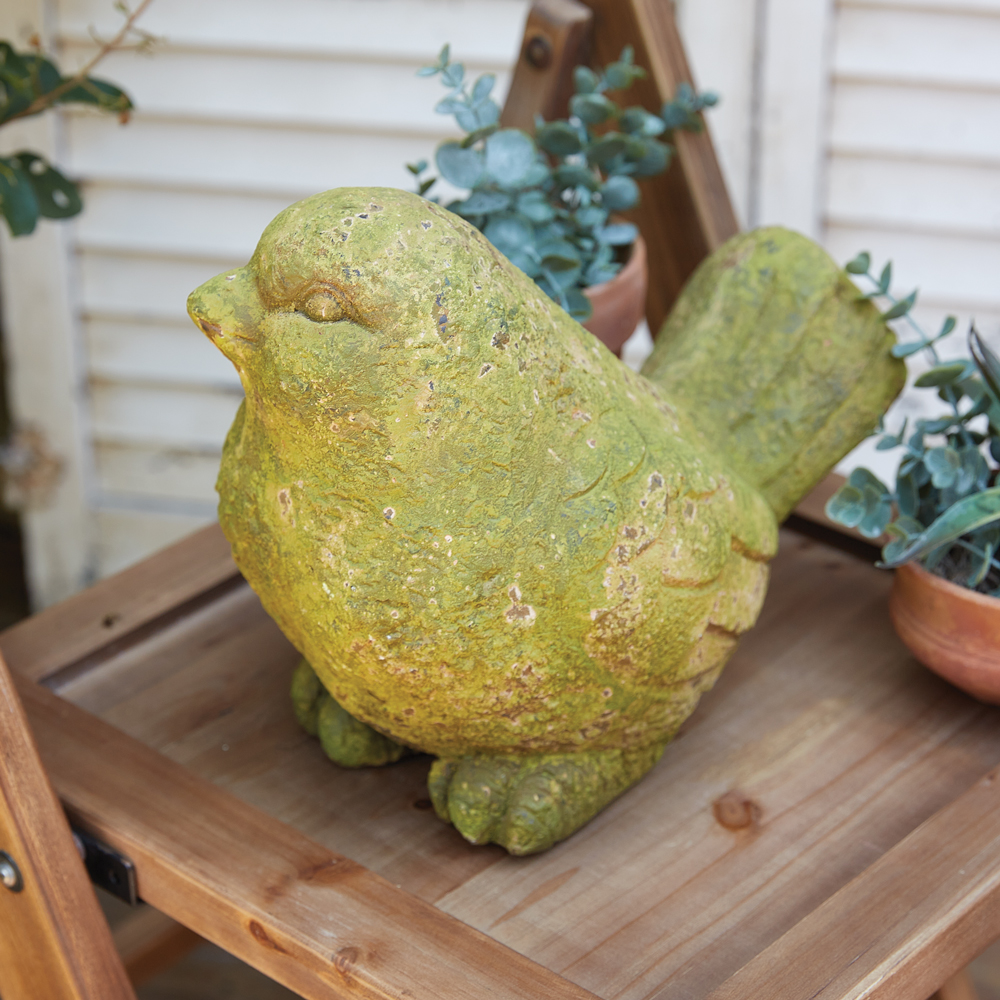 Mossy Sparrow Garden Statue | CTW Home Collection