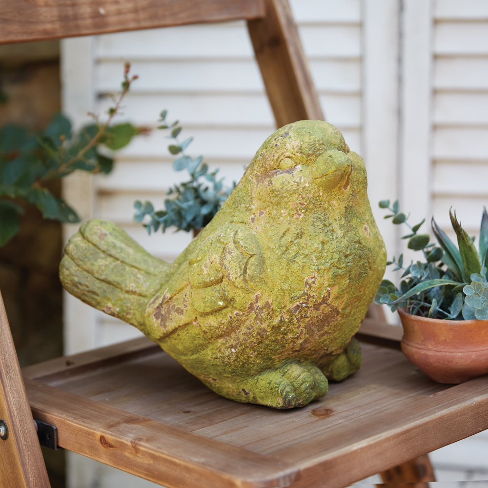 Mossy Sparrow Garden Statue | CTW Home Collection