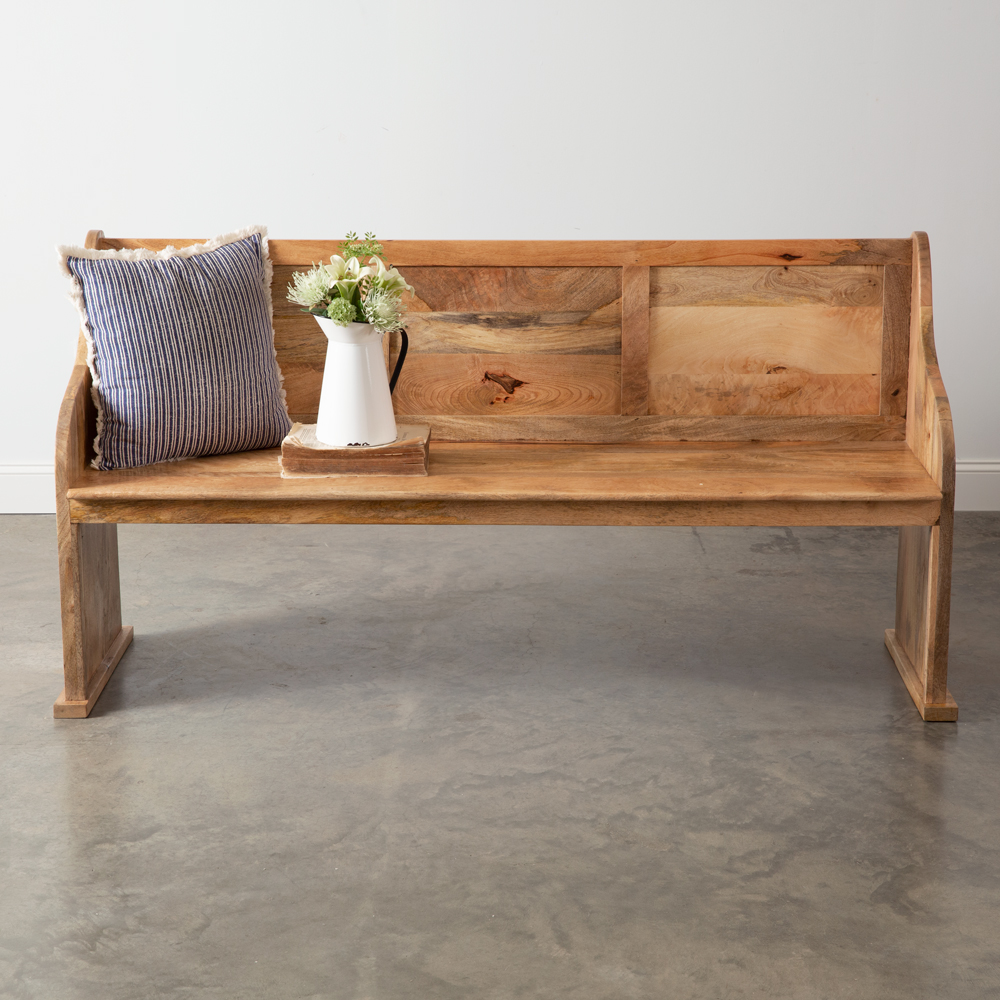 Wooden Church Pew | CTW Home Collection