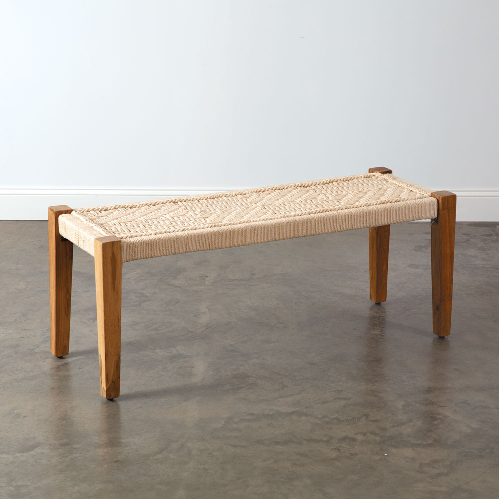 Macrame Bench | CTW Home Collection