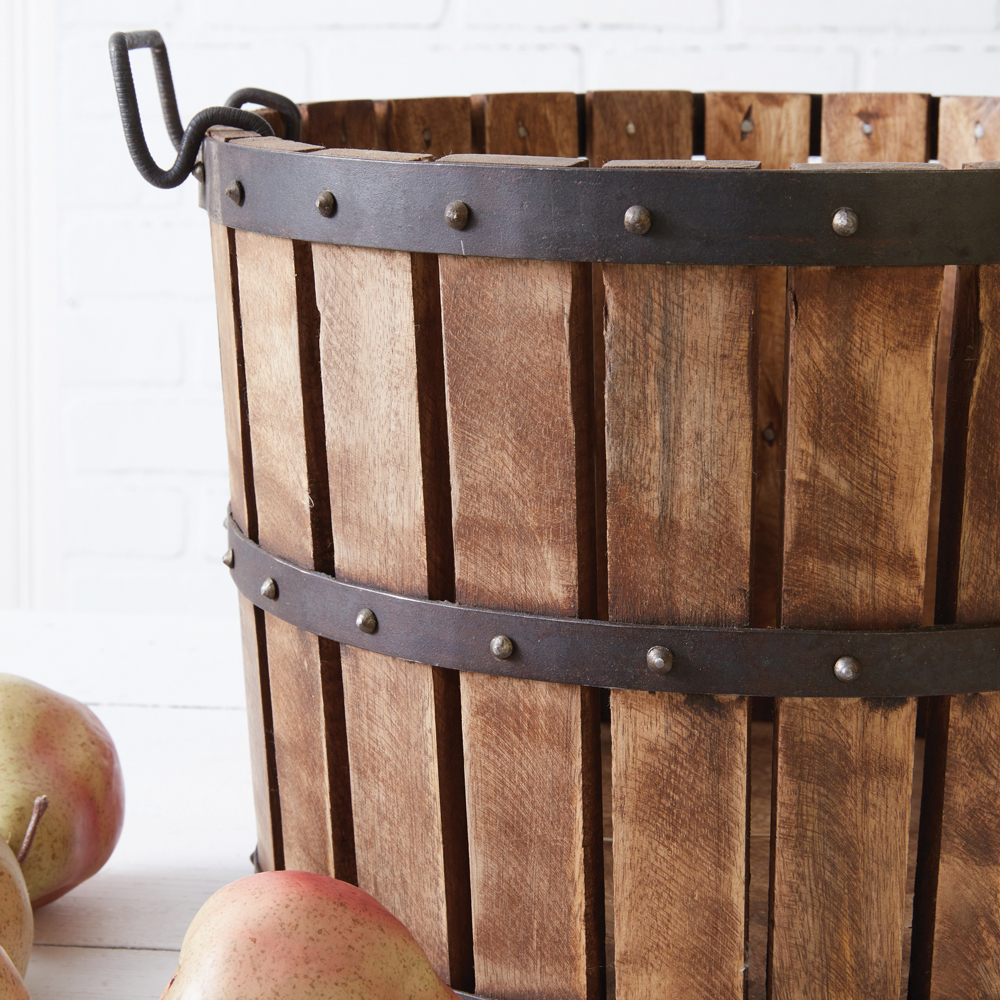 Set of Two Cider Press Baskets | CTW Home Collection