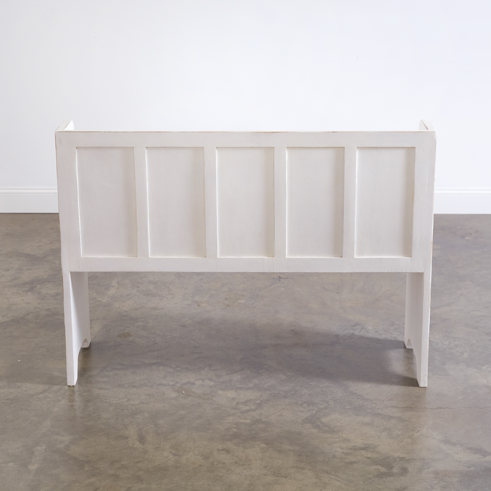 Small High-Back Church Pew | CTW Home Collection