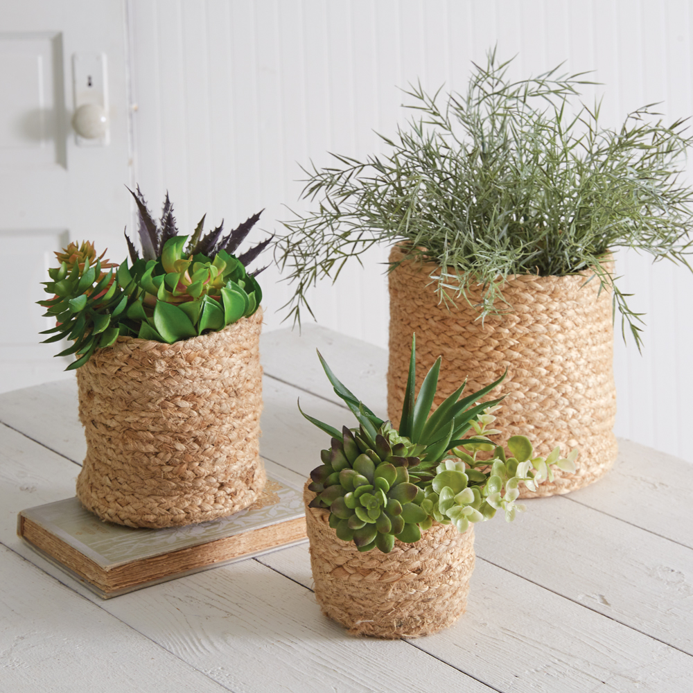 Set of Three Jute Storage Container | CTW Home Collection