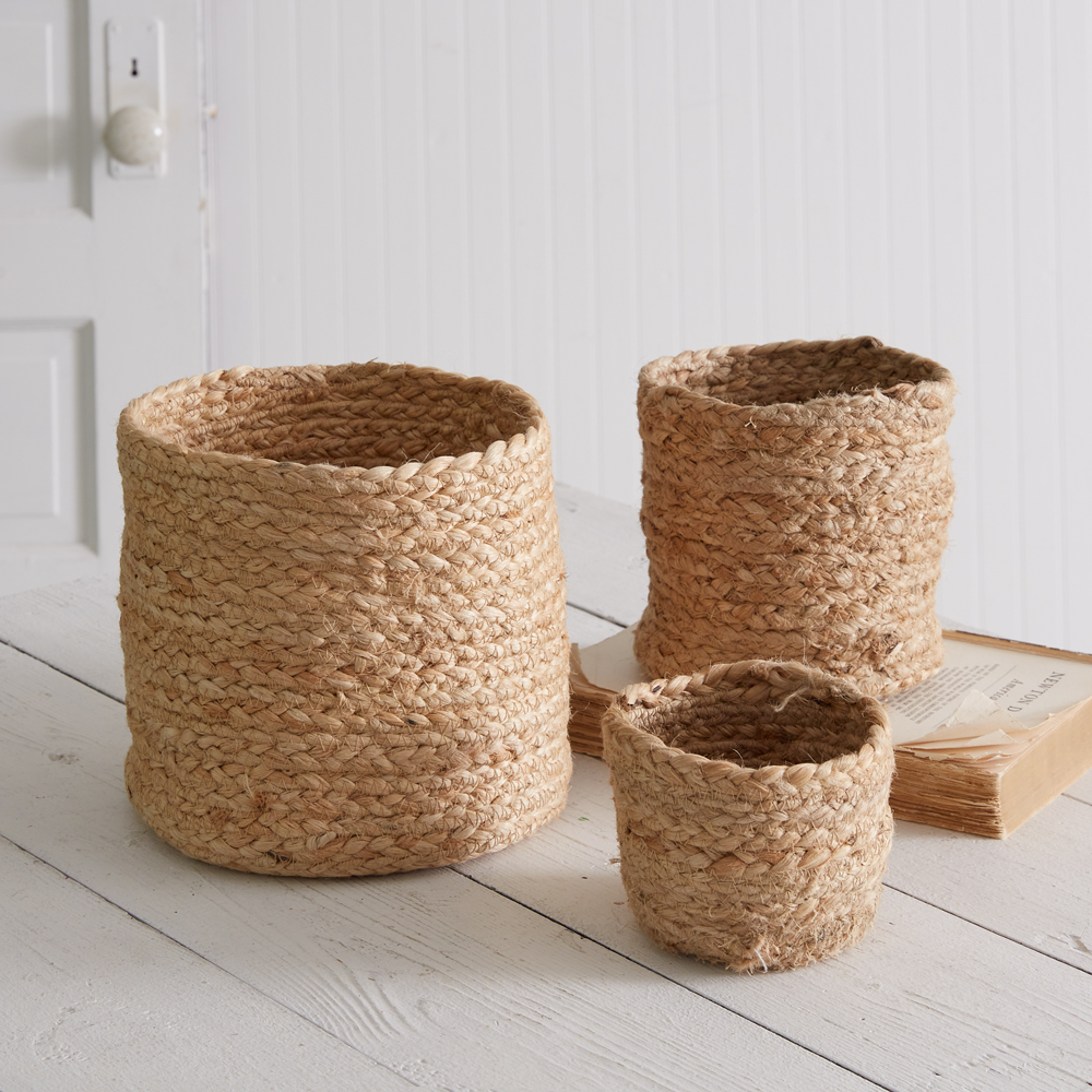 Set of Three Jute Storage Container | CTW Home Collection