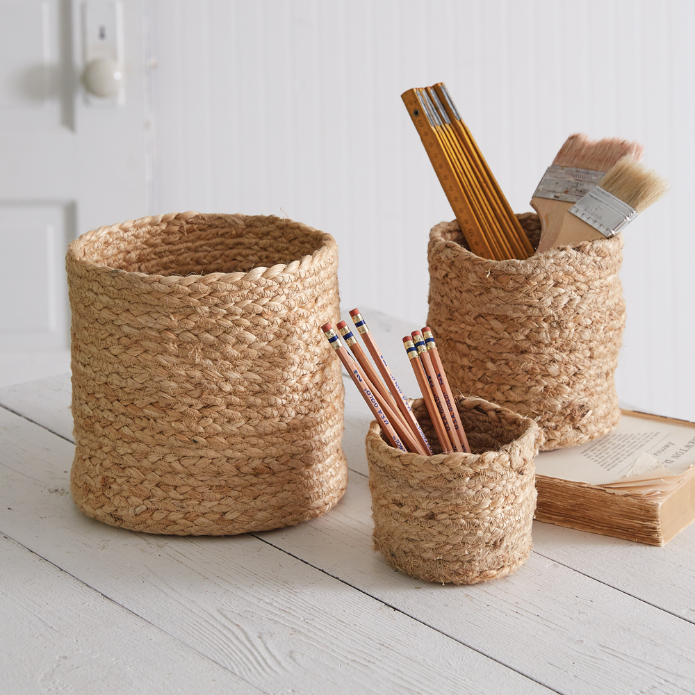 Set of Three Jute Storage Container | CTW Home Collection