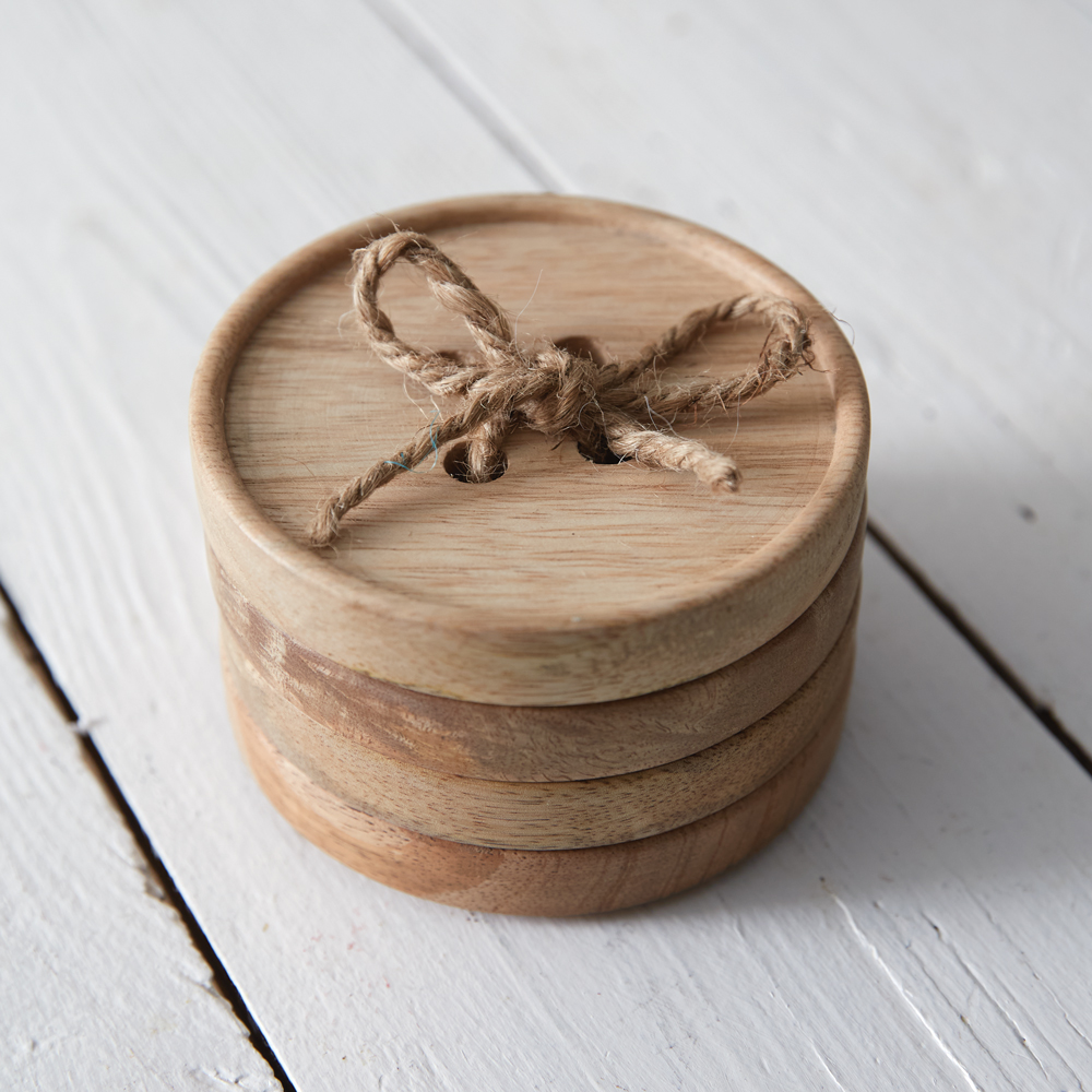 Set of Four Button Coasters | CTW Home Collection