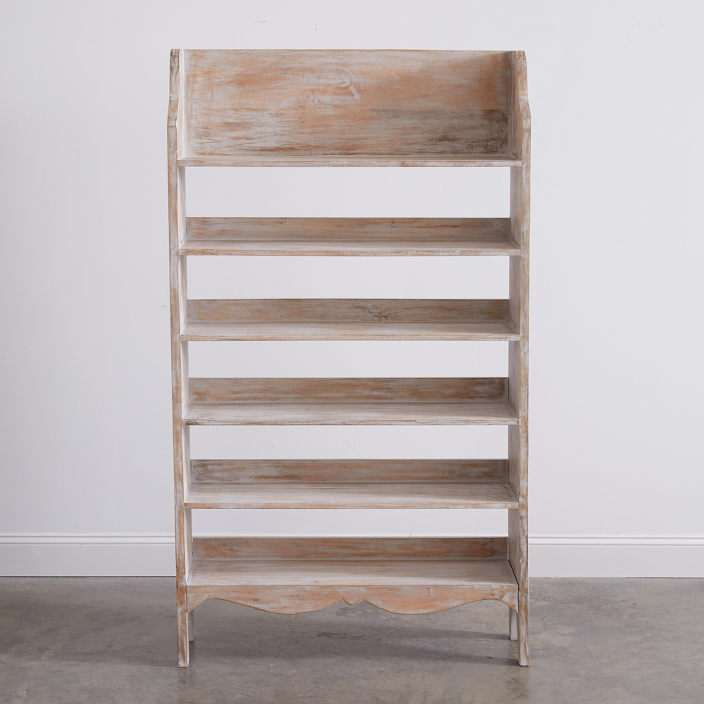 Distressed Six-Shelf Bookcase | CTW Home Collection