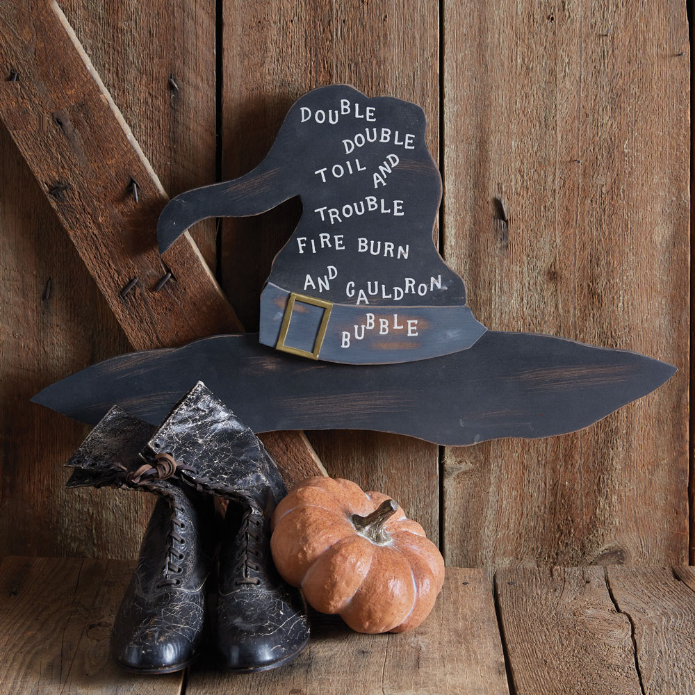 Toil and Trouble Witch Hat Sign | CTW Home Collection