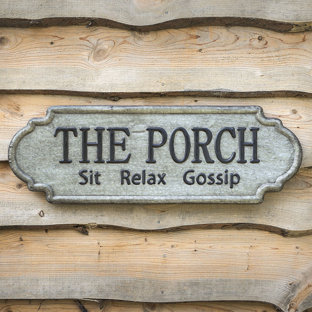 The Porch Metal Sign | CTW Home Collection