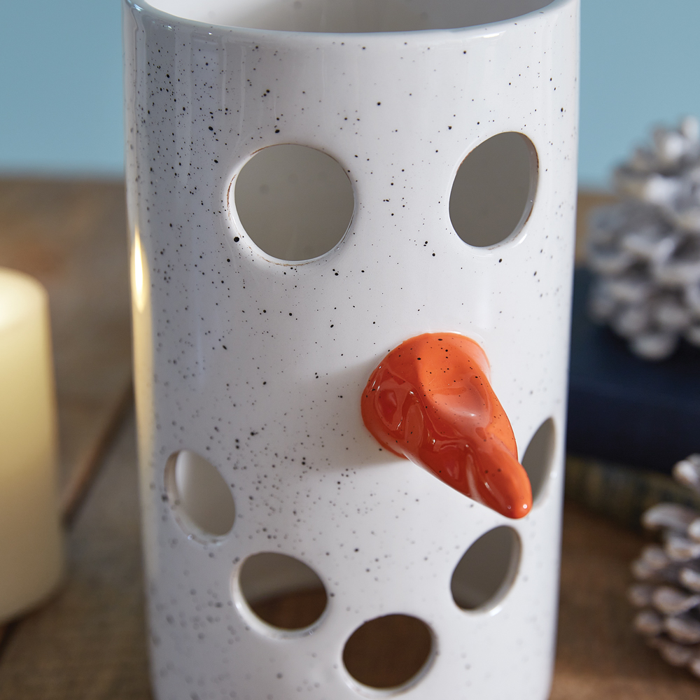 Ceramic Snowman Luminary | CTW Home Collection