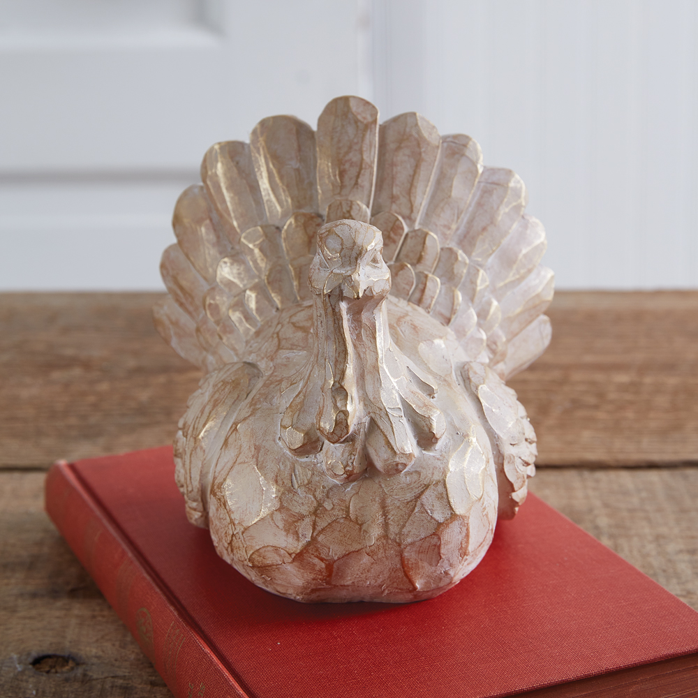 Chiseled Turkey Figurine | CTW Home Collection