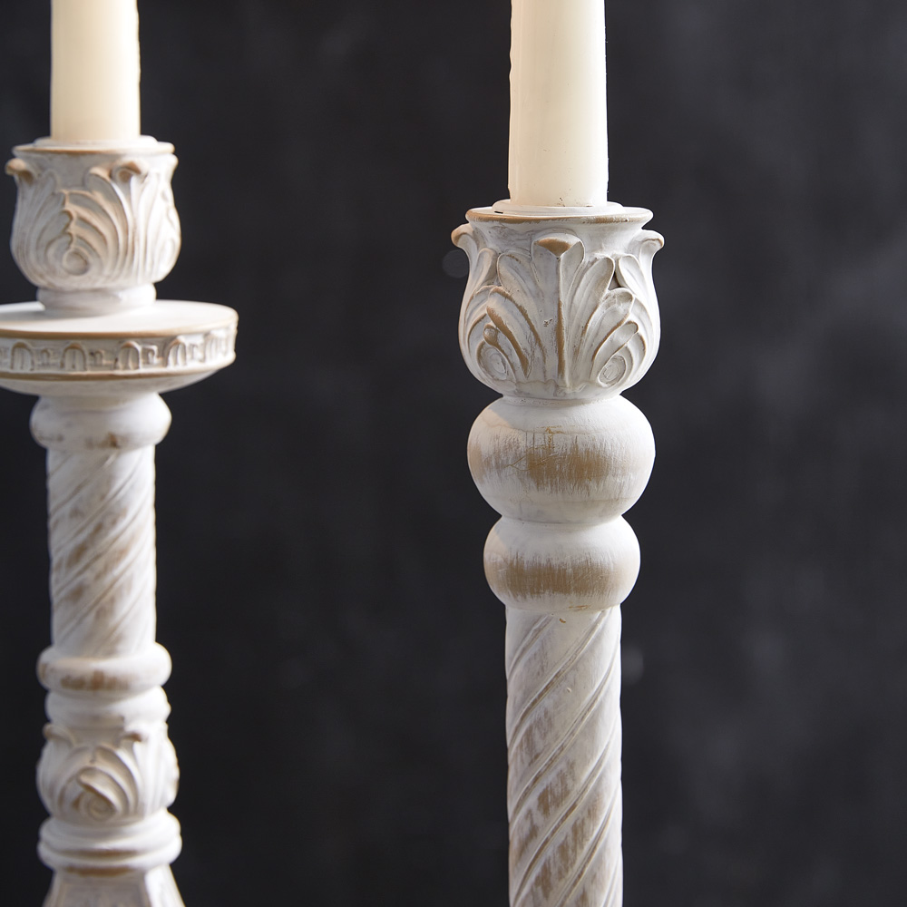 Set of Two Balmoral Taper Candle Holders | CTW Home Collection
