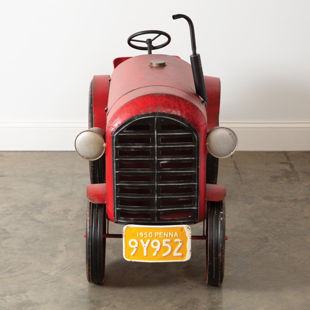 Extra Large Red Farm Tractor | CTW Home Collection