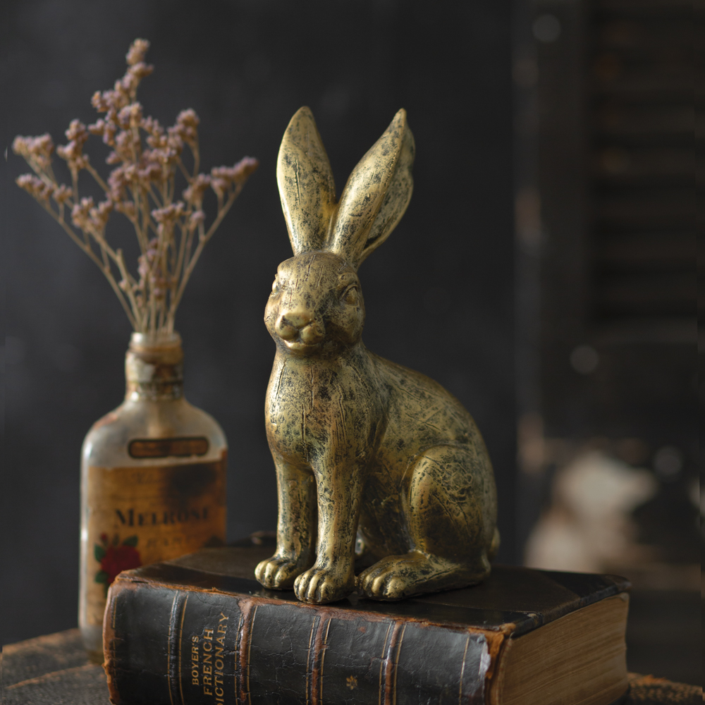 Golden Hare Figurine | CTW Home Collection