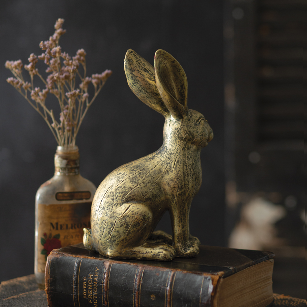Golden Hare Figurine | CTW Home Collection