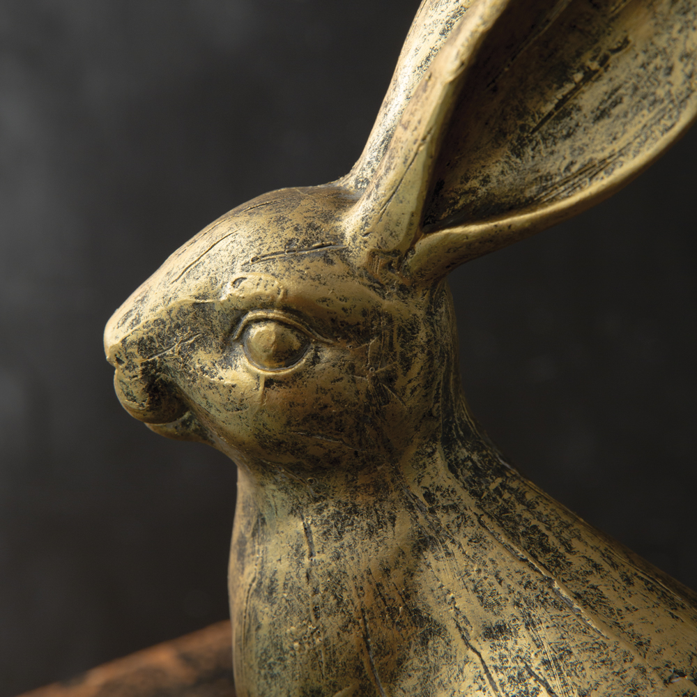 Golden Hare Figurine | CTW Home Collection